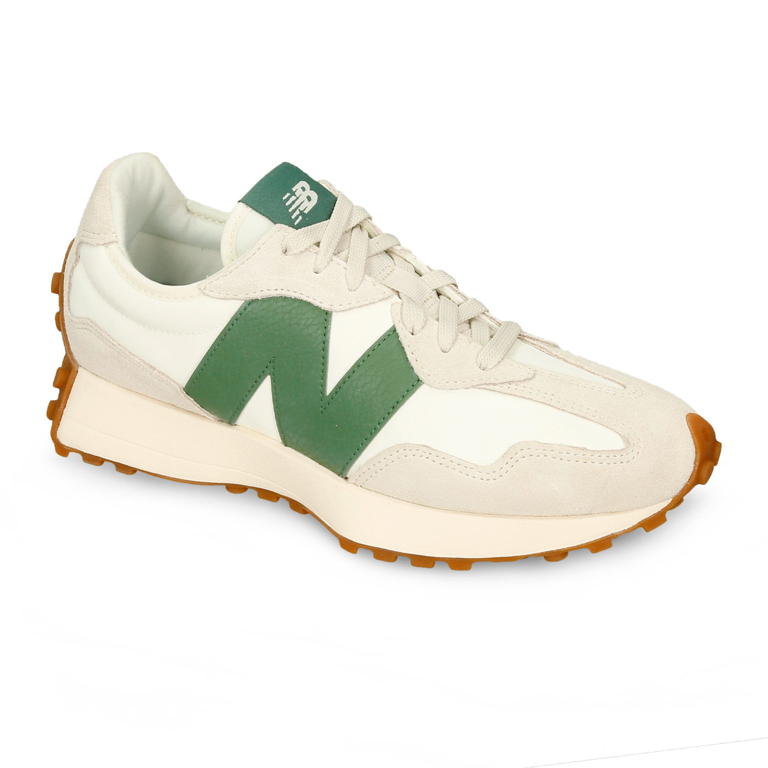 Tenis Casuales Blanco-Verde New Balance Men'S 327 Hombre | BATA